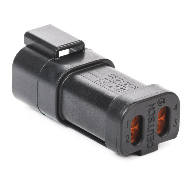 DT04-4P-CE03 - DT Series - 4 Pin Receptacle - Reduced Dia. Seals, End – BuyDeutsch