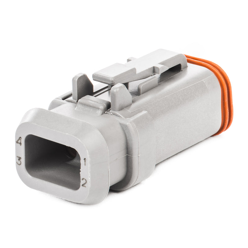 DT06-4S-E008 - DT Series - 4 Socket Plug - Shrink Boot Adapter, Gray – BuyDeutsch