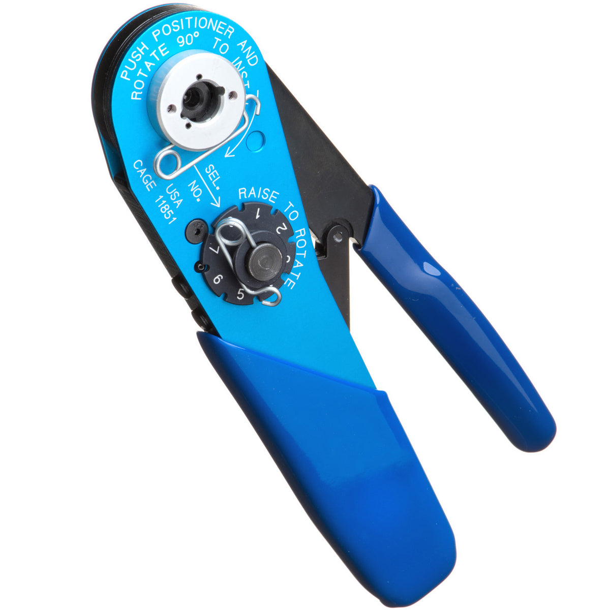 AFM8 - Mil-Spec Crimp Tool Frame - Miniature - 20-32 AWG - 8 Impressio ...