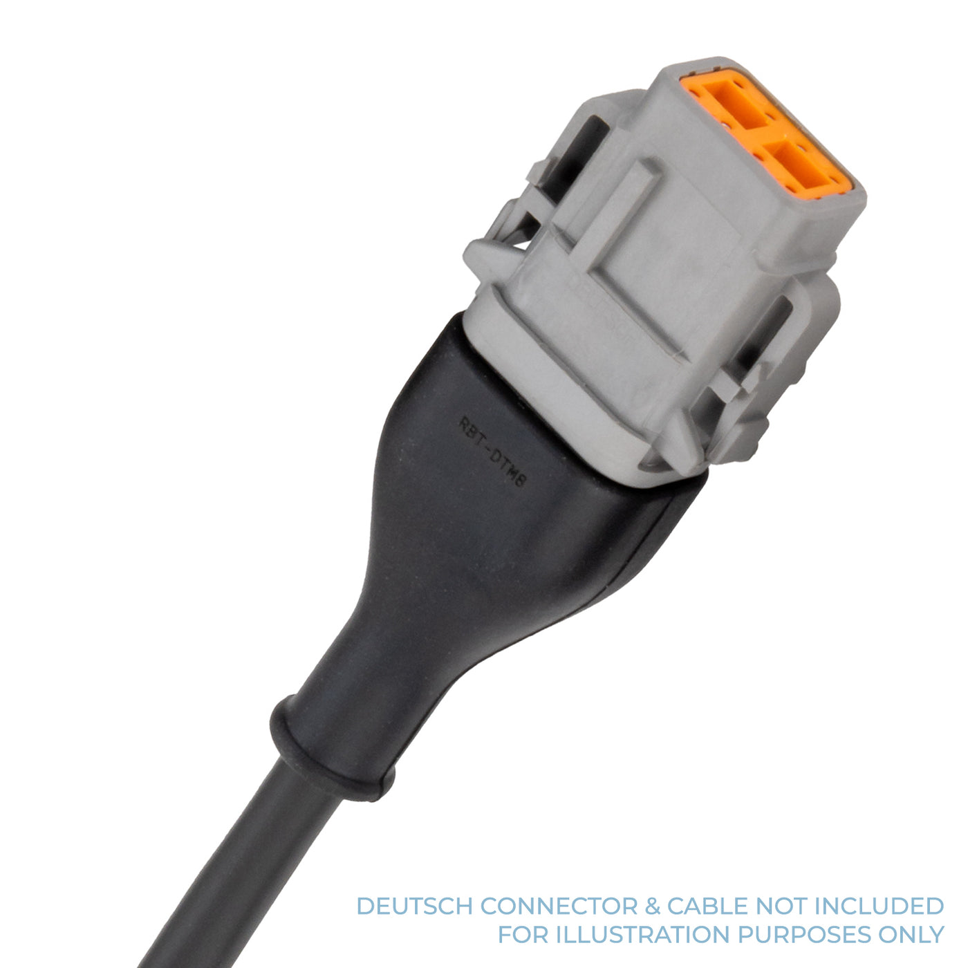 RBT-DTM8 - DTM Series - 8 Cavity - Flexible Rubber Boot - Black ...