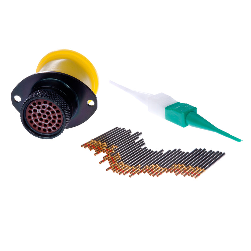 AS014-35SN - AS Series - Receptacle Kit - Shell Size 14, 37 Cavity, Si ...