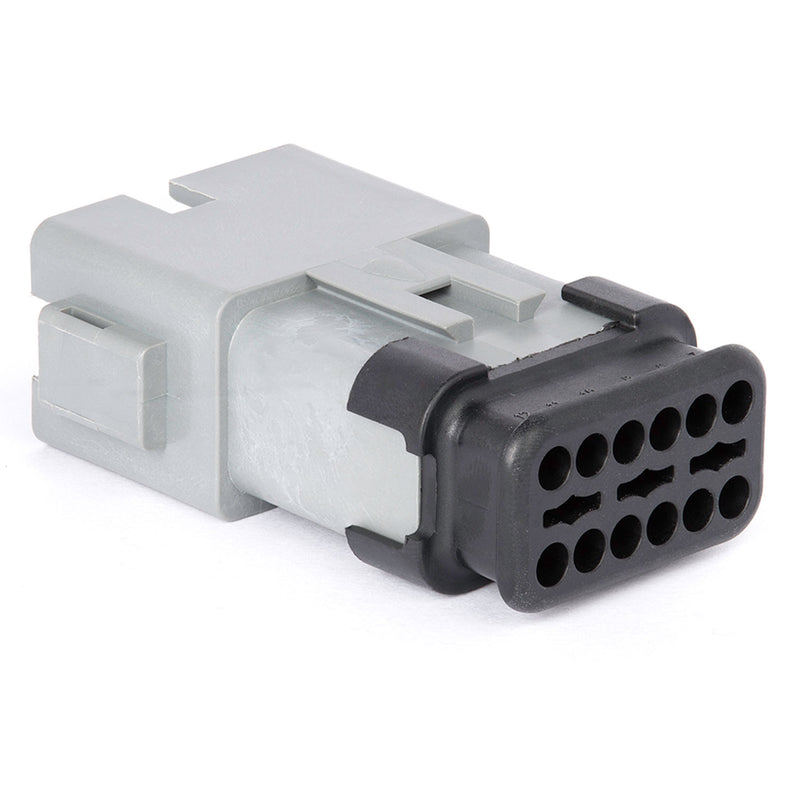 AT04-12PA-SR01GRY - AT/SR01 Series - 12 Pin Receptacle - A Key, Gray ...