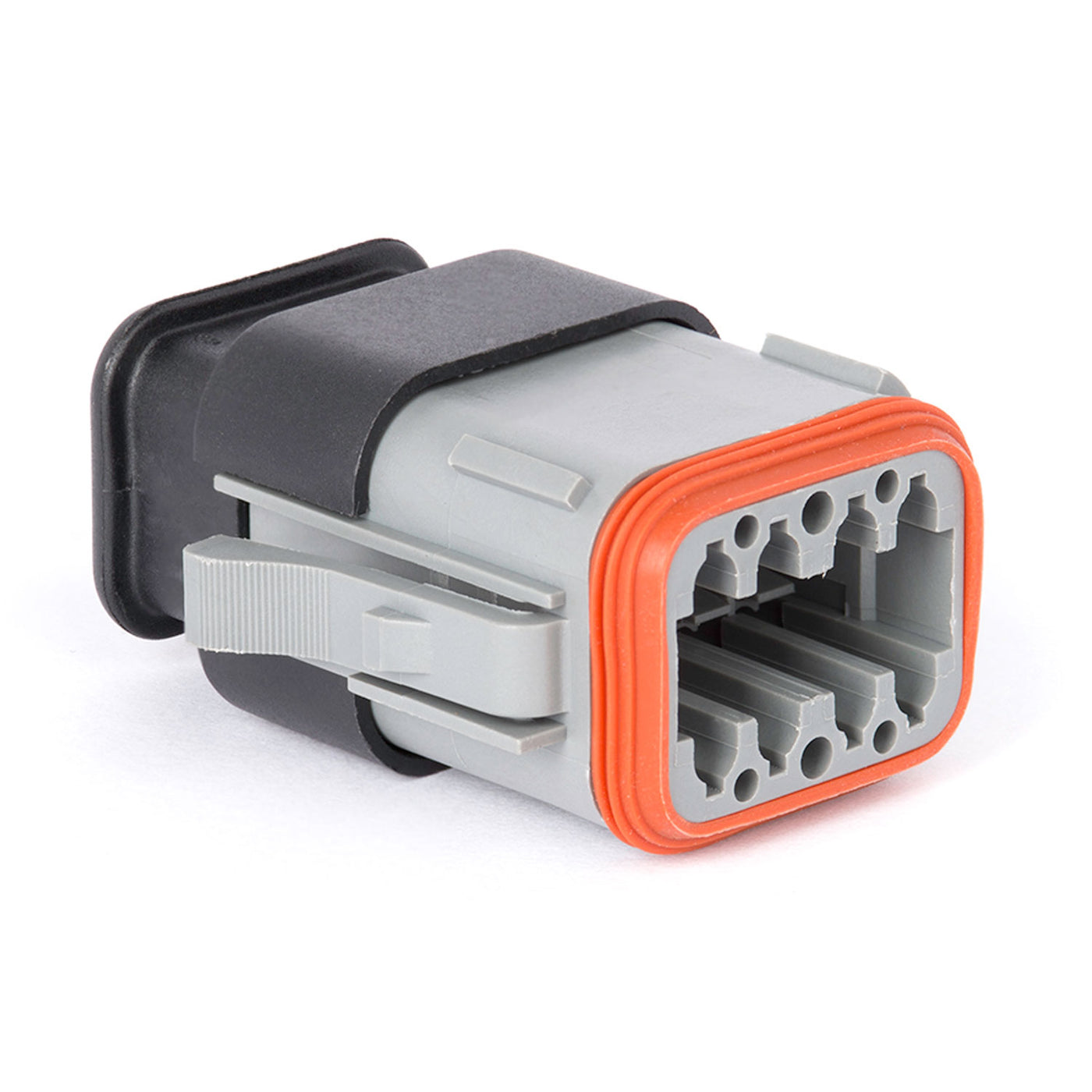 AT06-08SA-SR01GRY - AT/SR01 Series - 8 Socket Plug - A Key, Gray ...