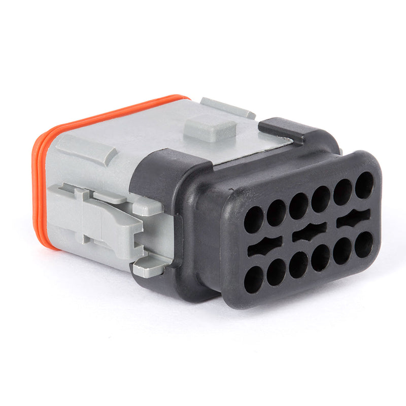 AT06-12SA-SR01GRY - AT/SR01 Series - 12 Socket Plug - A Key, Gray – BuyDeutsch