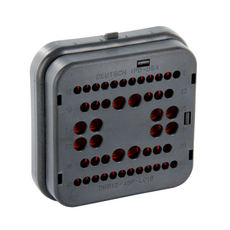 DRB12-48PAE-L018 - DRB Series - 48 Pin Receptacle - Wire Router, Flang ...