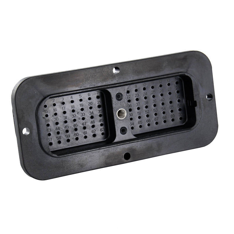 DRC12-70PA - DRC Series - 70 Pin Receptacle - A Key, Flange, Black ...