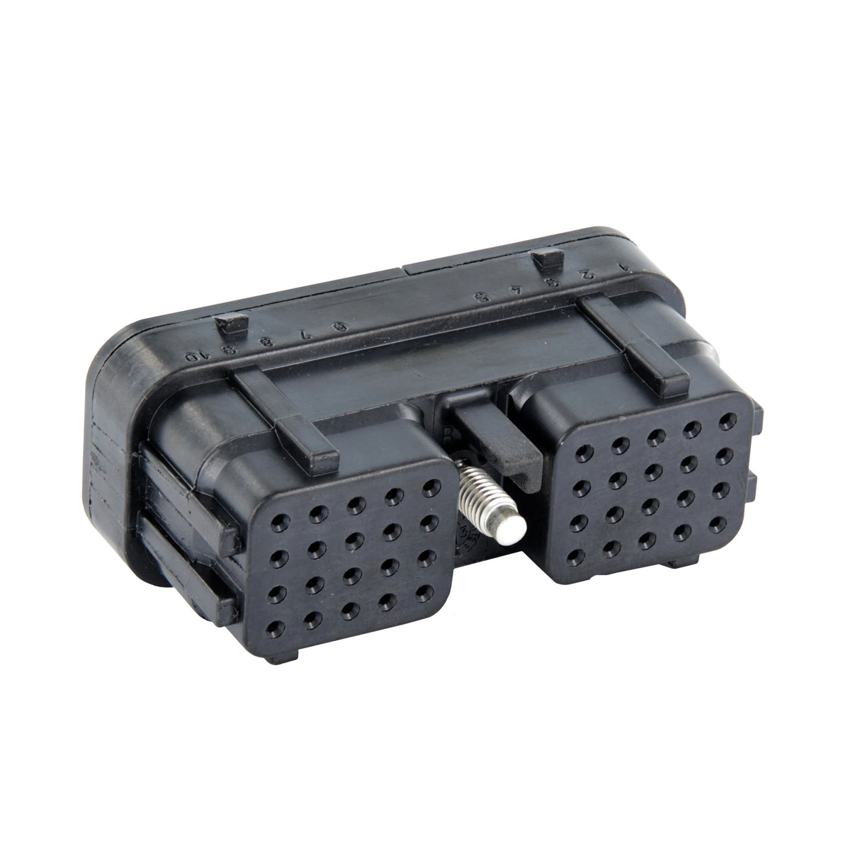 DRC26-40SB - DRC Series - 40 Cavity Plug - B Key, In-Line, Black ...