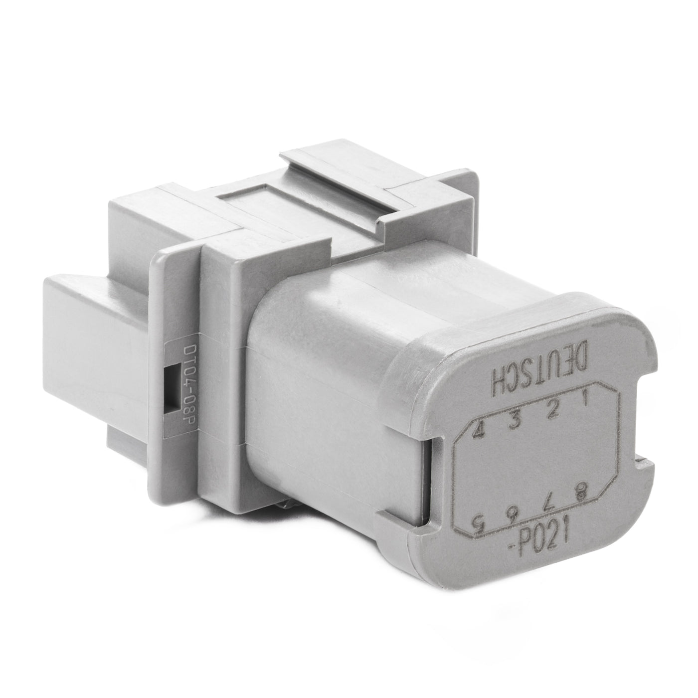 DT04-08PA-P021 - DT Series - 8 Pin Receptacle - A Key, 8 Pin Buss, Nic ...