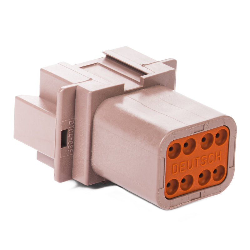 DT04-08PD - DT Series - 8 Pin Receptacle - D Key, Brown – BuyDeutsch
