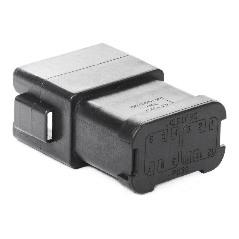 DT04-12PB-P021 - DT Series - 12 Pin Receptacle - B Key, 12 Pin Buss, N ...