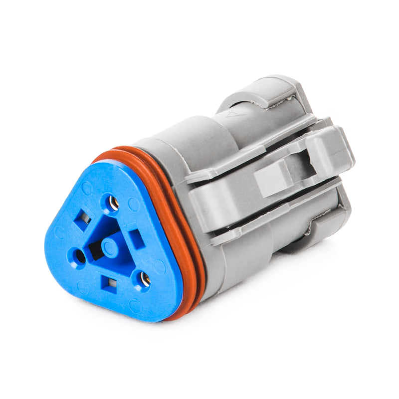 DT06-3S-P006 - DT Series - 3 Socket Plug - J1939 Key, Terminating Resi ...