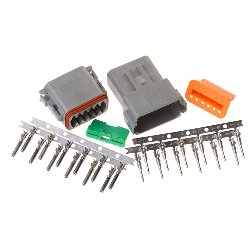 DT12GY - DT Series - 12 Pin Stamped and Formed Contact Connector Kit ...
