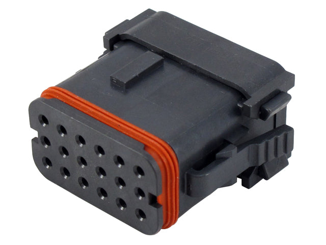 DT16-18SD-K004- DT Series- Enhanced Seal Retention, End Cap, 18 Cav, D ...