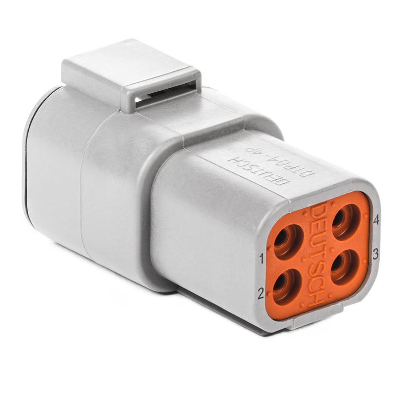 DTP04-4P - DTP Series - 4 Pin Receptacle - Gray – BuyDeutsch