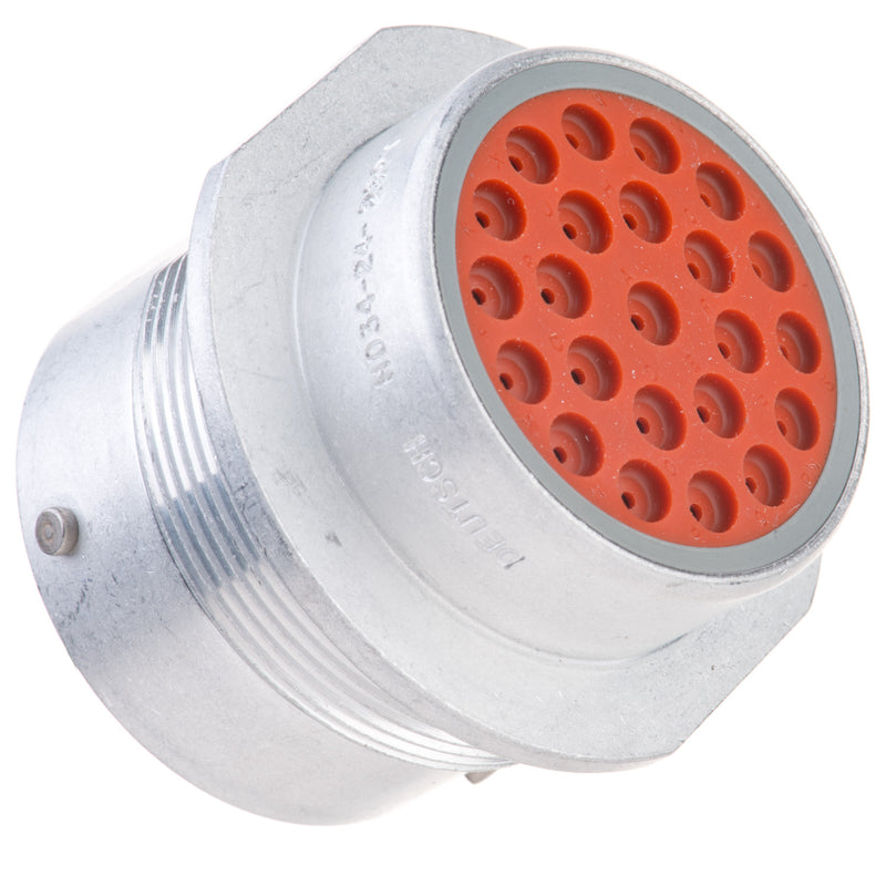 HD34-24-23PT - HD30 Series - 23 Pin Receptacle - 24 Shell, T Seal, Fla ...