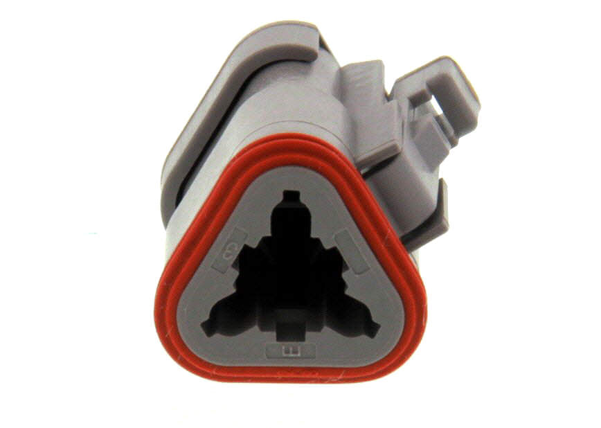 DT06-3S-E003 - DT SERIES- 3 Socket Plug- Black with end cap – BuyDeutsch